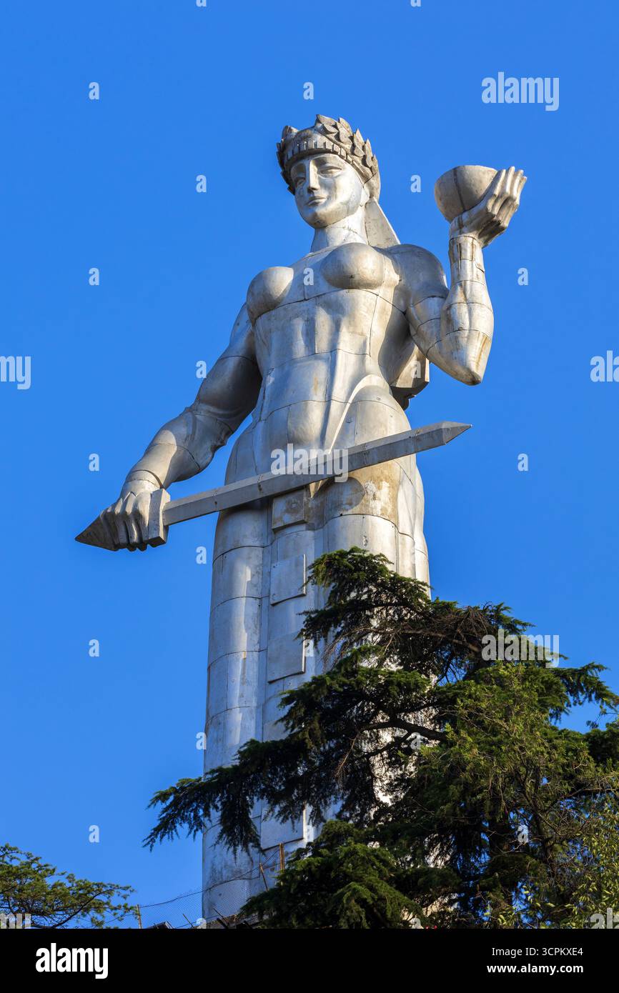 Kartlis Deda aka Mother of Georgia statue (1958) in Tbilisi, Georgia at ...