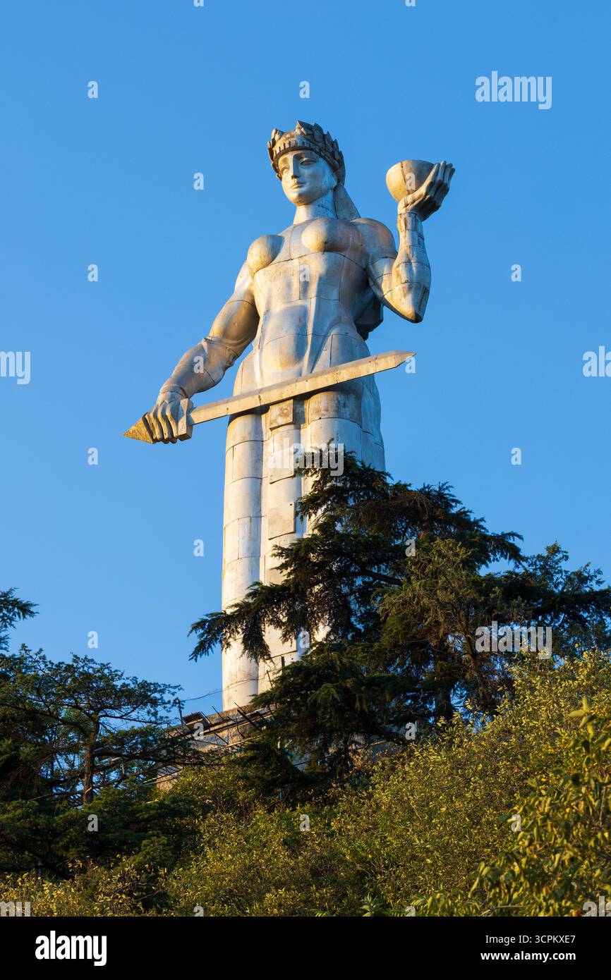 Kartlis Deda aka Mother of Georgia statue (1958) in Tbilisi, Georgia at ...