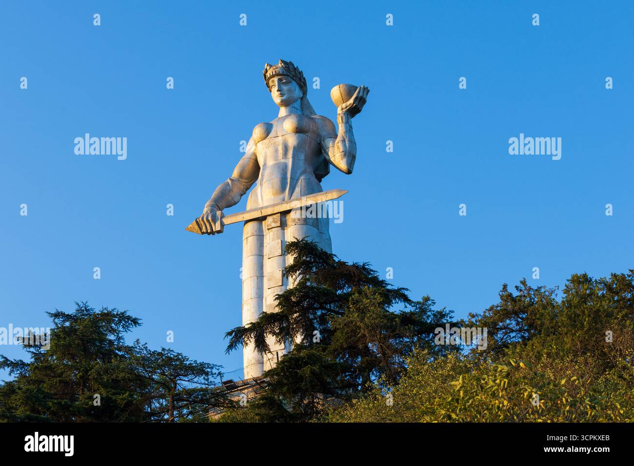 Kartlis Deda aka Mother of Georgia statue (1958) in Tbilisi, Georgia at ...