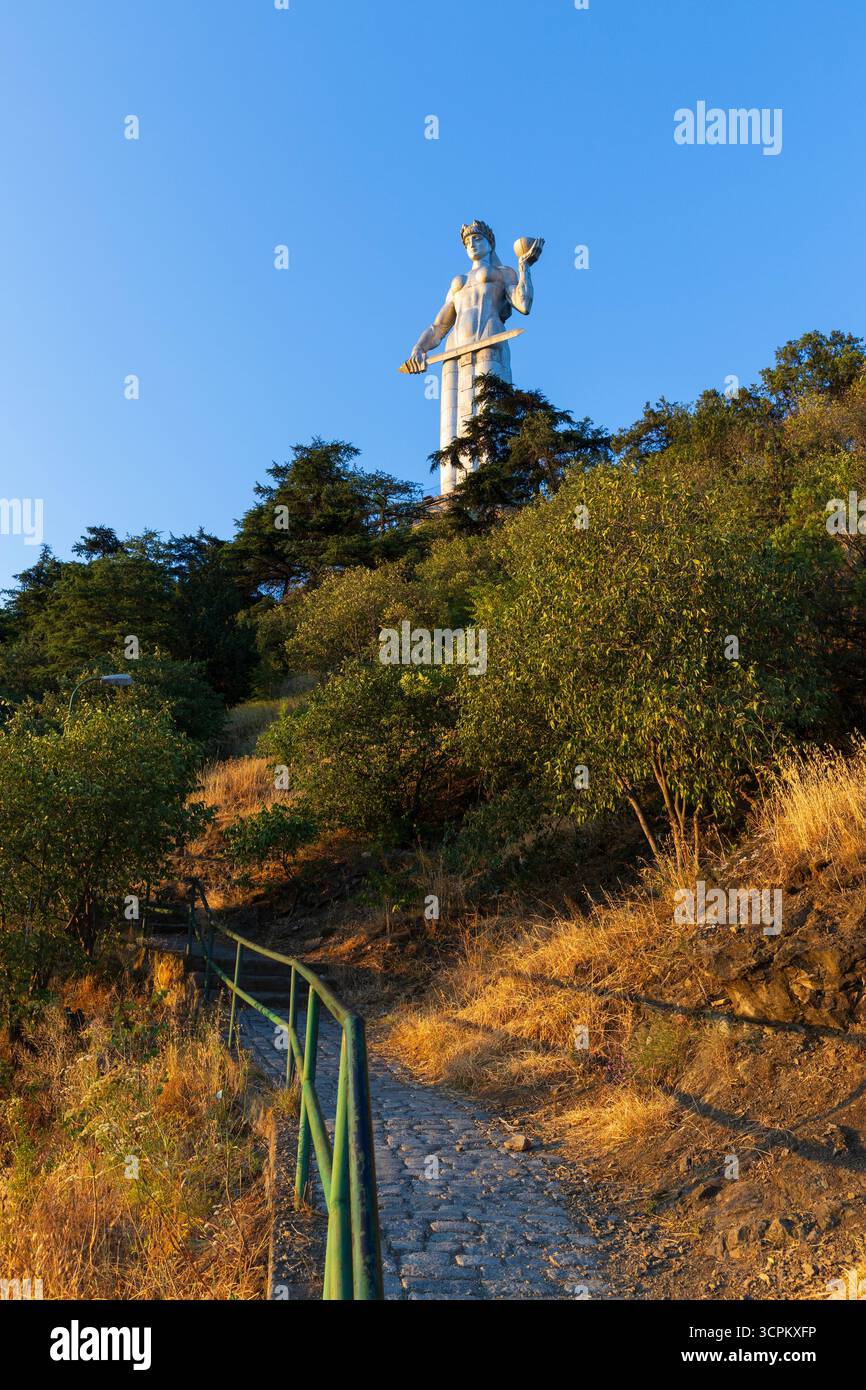 Kartlis Deda aka Mother of Georgia statue (1958) in Tbilisi, Georgia at ...