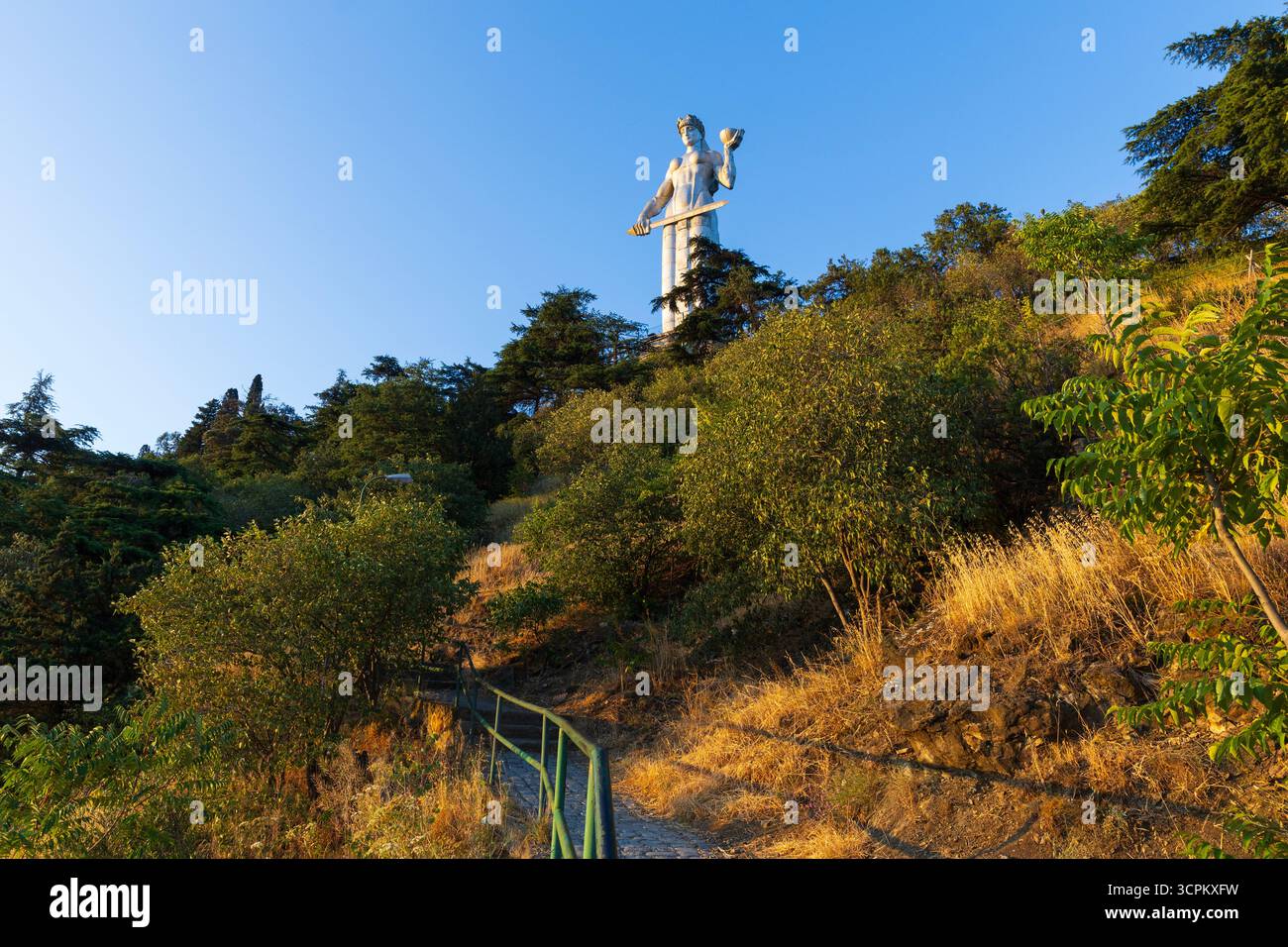 Kartlis Deda aka Mother of Georgia statue (1958) in Tbilisi, Georgia at ...