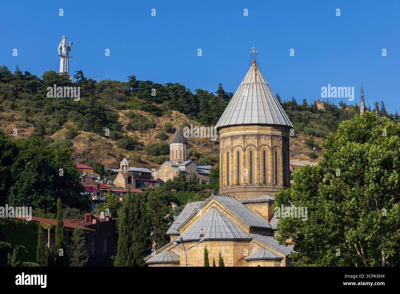 Kartlis Deda aka Mother of Georgia statue (1958) in Tbilisi, Georgia at ...