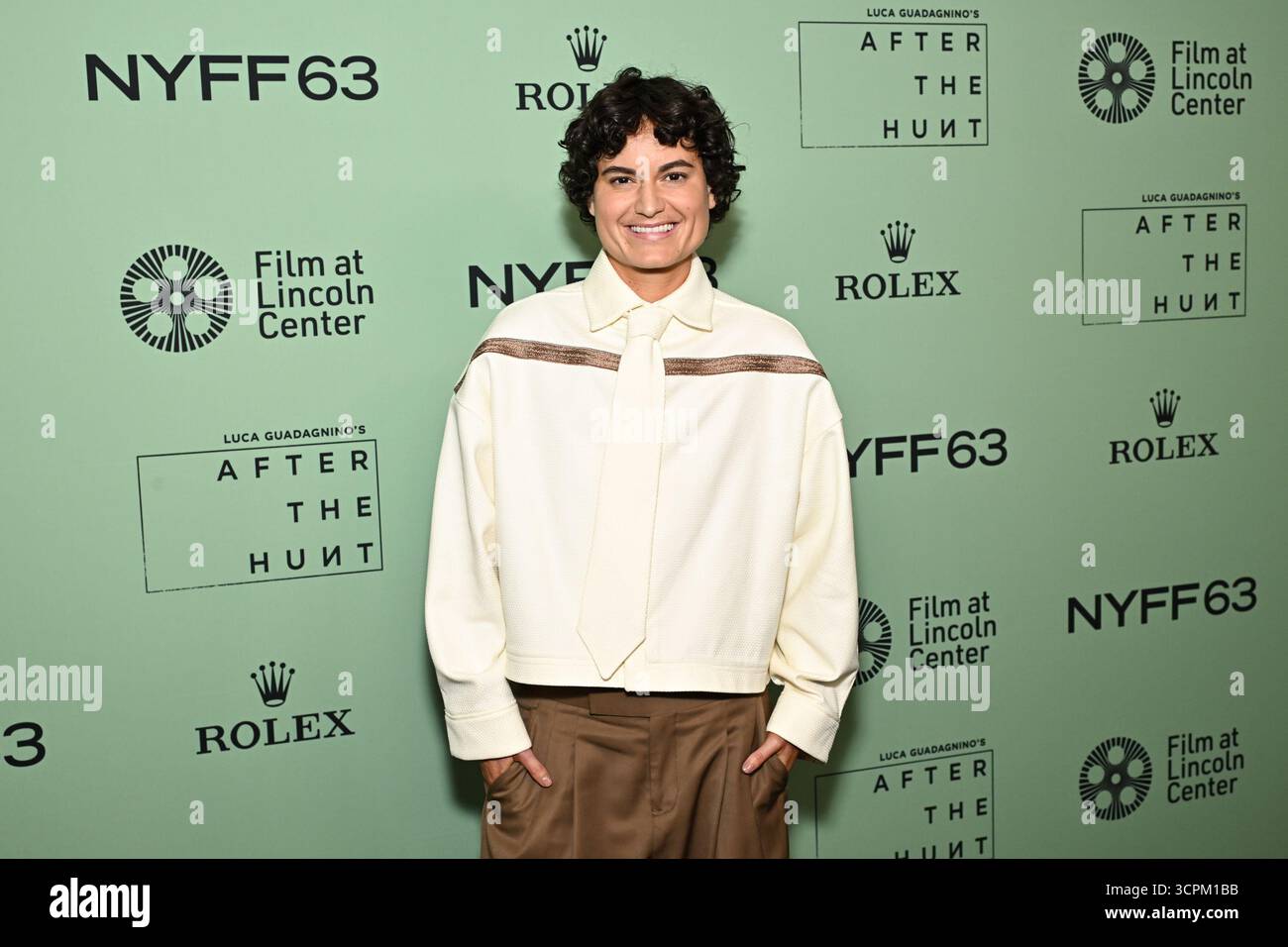 Lio Mehiel attends the premiere of "After the Hunt" at Alice Tully Hall ...