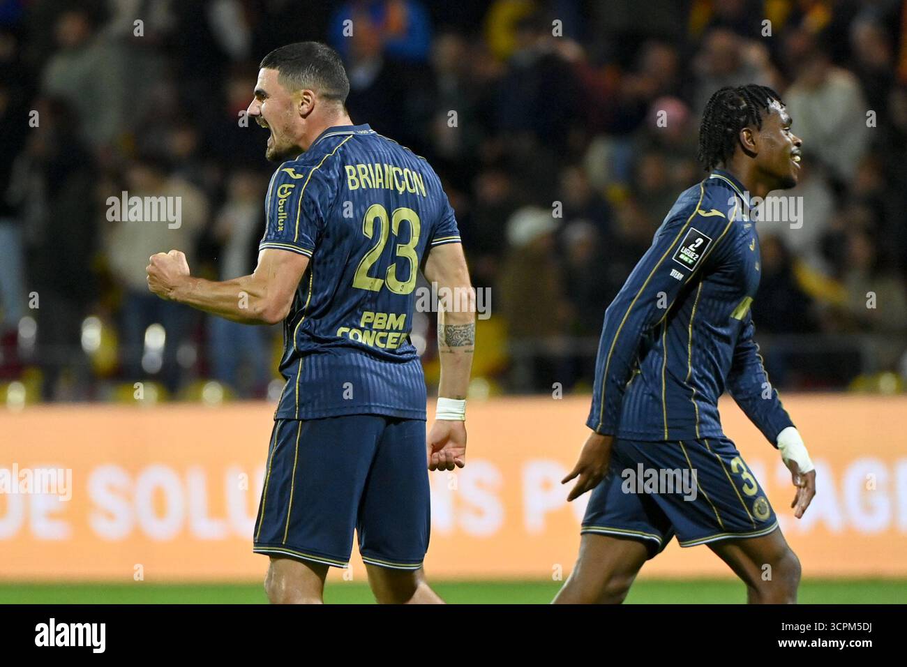 23 Anthony BRIANCON (pau) during the Ligue 2 BKT match between Rodez ...