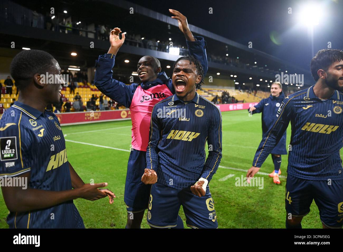 03 Joseph KALULU (pau) during the Ligue 2 BKT match between Rodez and ...