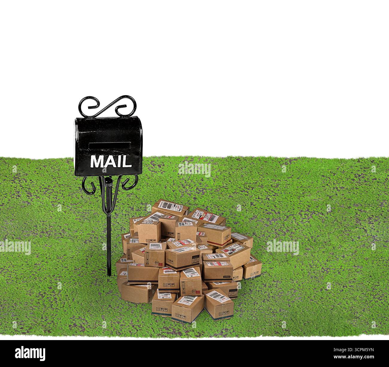 Brown shipping boxes for mailing or receiving products and objects ...