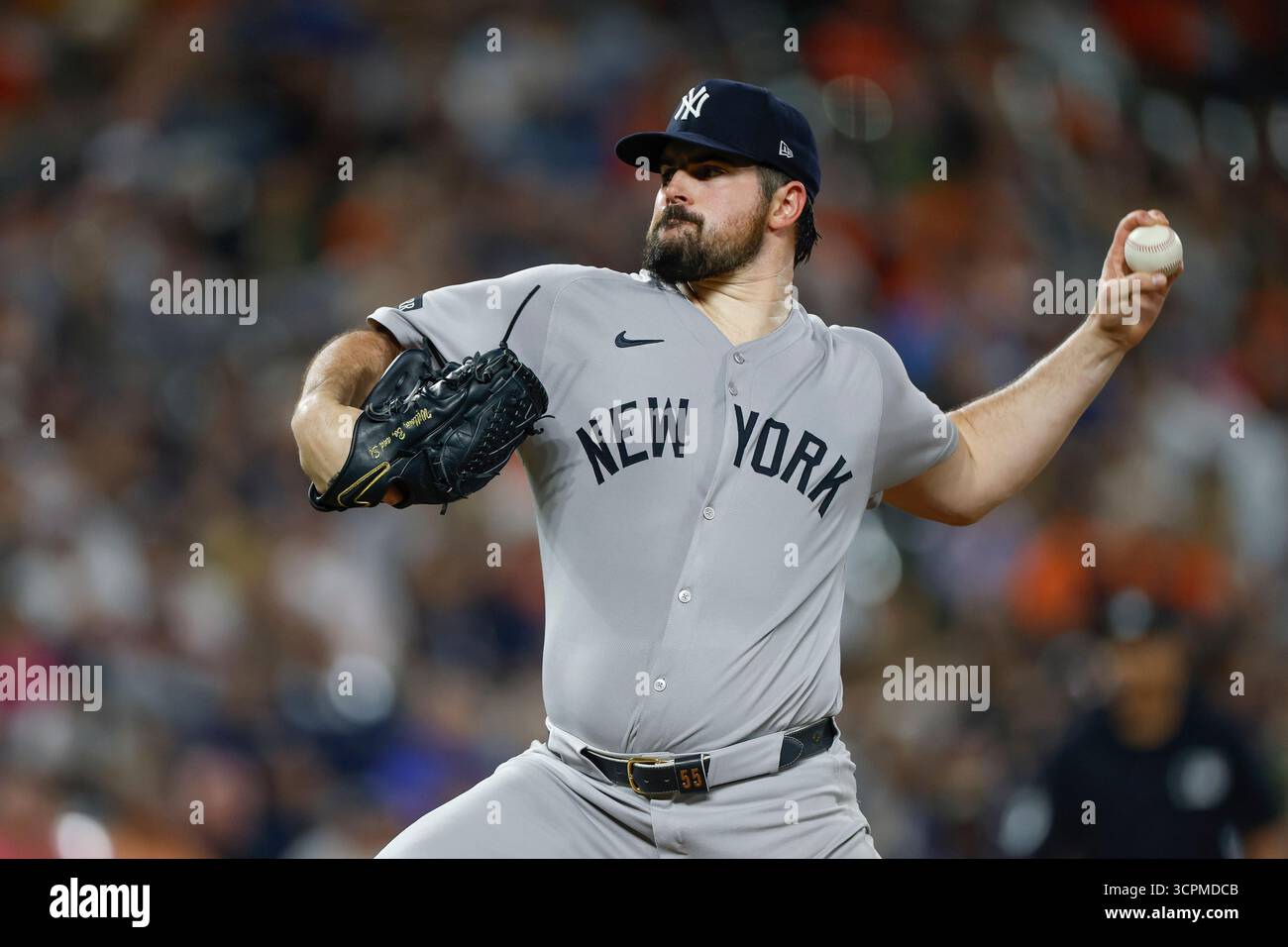 Carlos Rodon 55 Of The New York Yankees Throws A Pitch During A Game