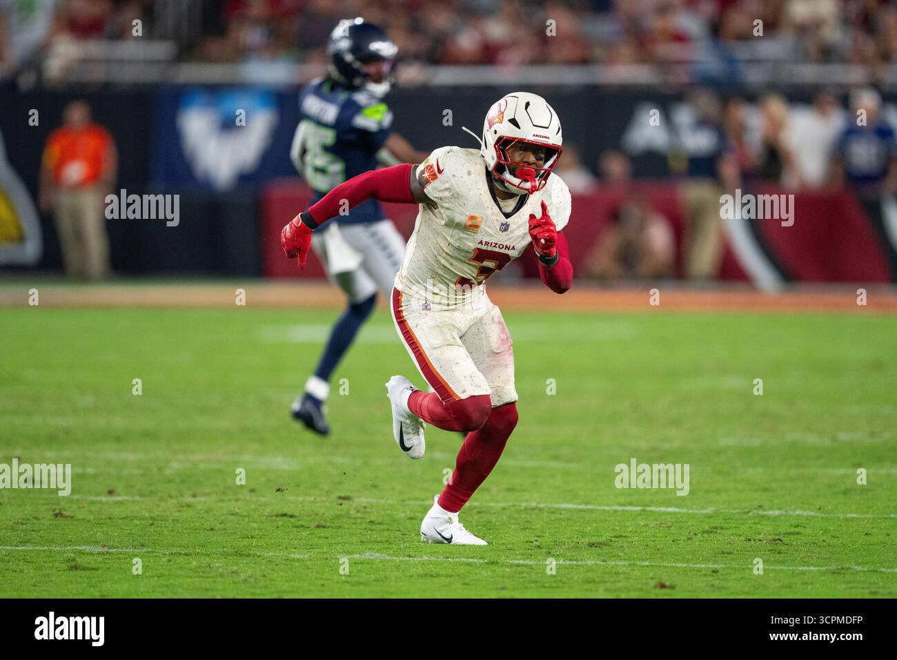 Arizona Cardinals safety Budda Baker (3) runs during a NFL football ...