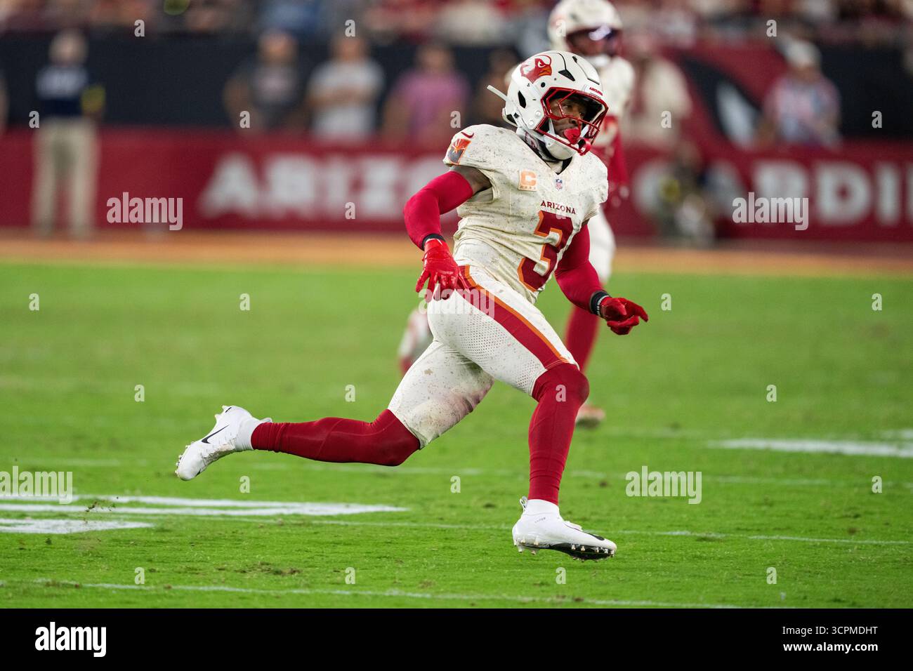 Arizona Cardinals safety Budda Baker (3) runs during a NFL football ...