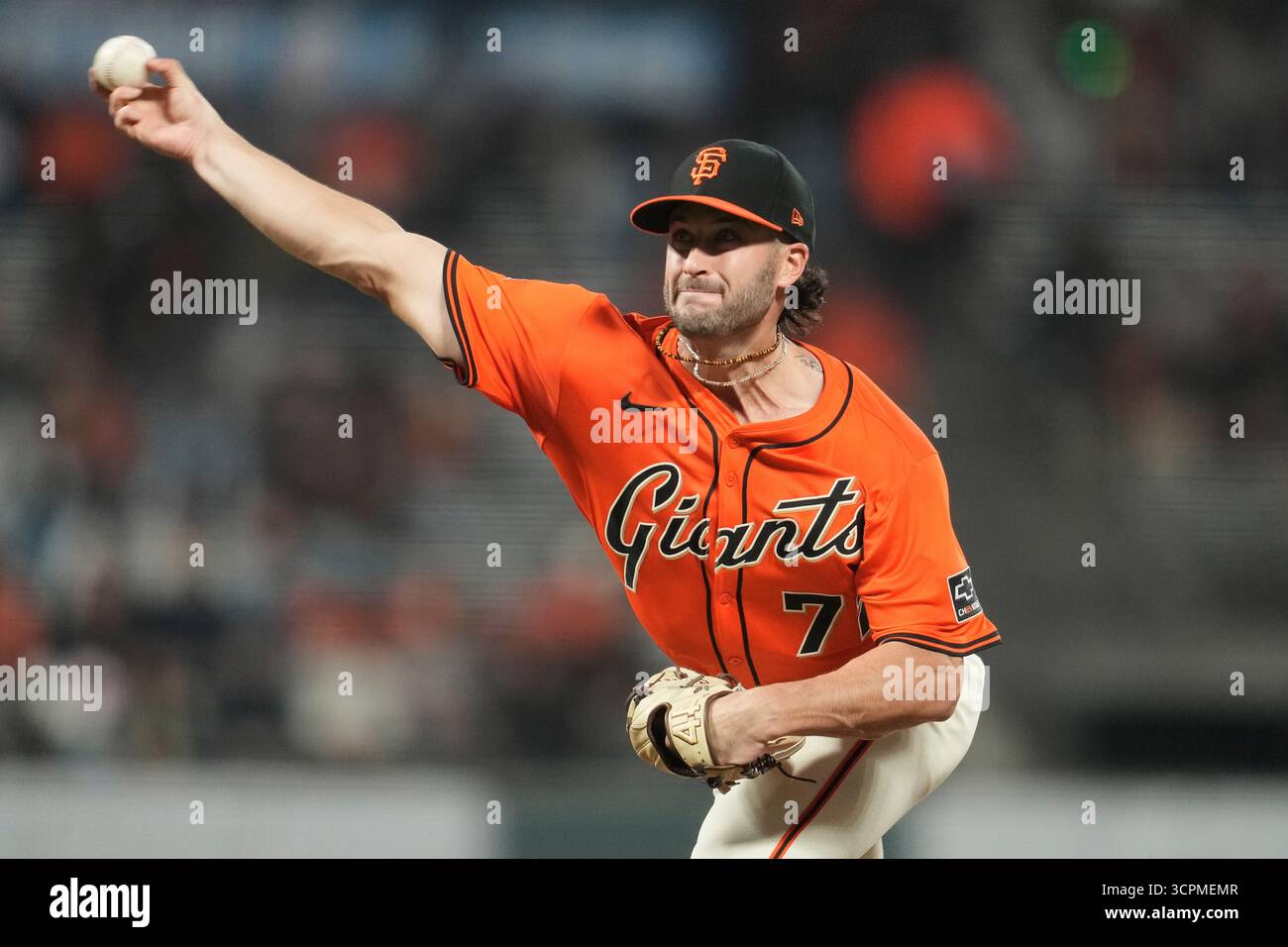 San Francisco Giants pitcher Trevor McDonald throws against the ...