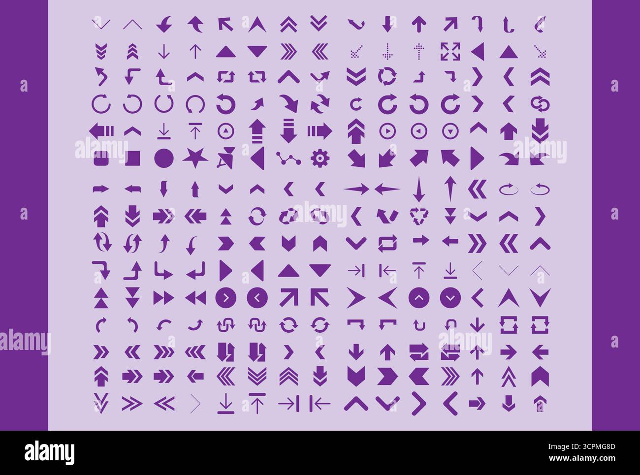 Arrow vector icons set. sketch arrow design for business plan and ...