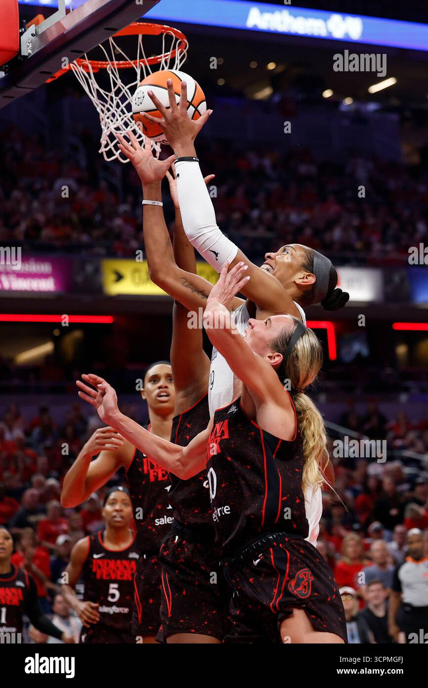 INDIANAPOLIS, IN - SEPTEMBER 26: Las Vegas Aces center A'ja Wilson (22 ...