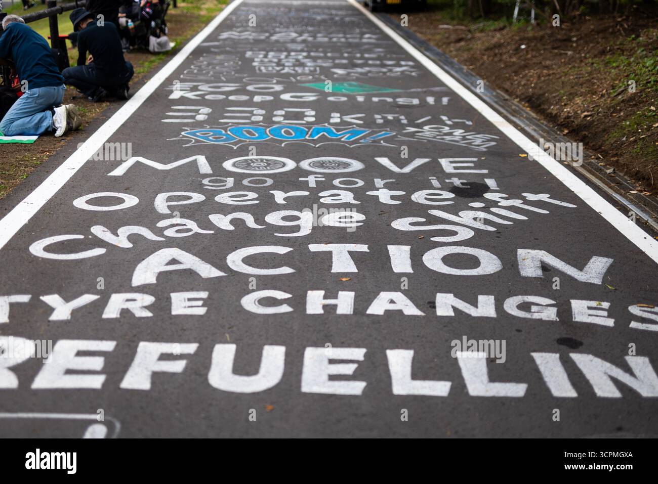 Track illustration, floor paintings during the 6 Hours of Fuji 2025 ...