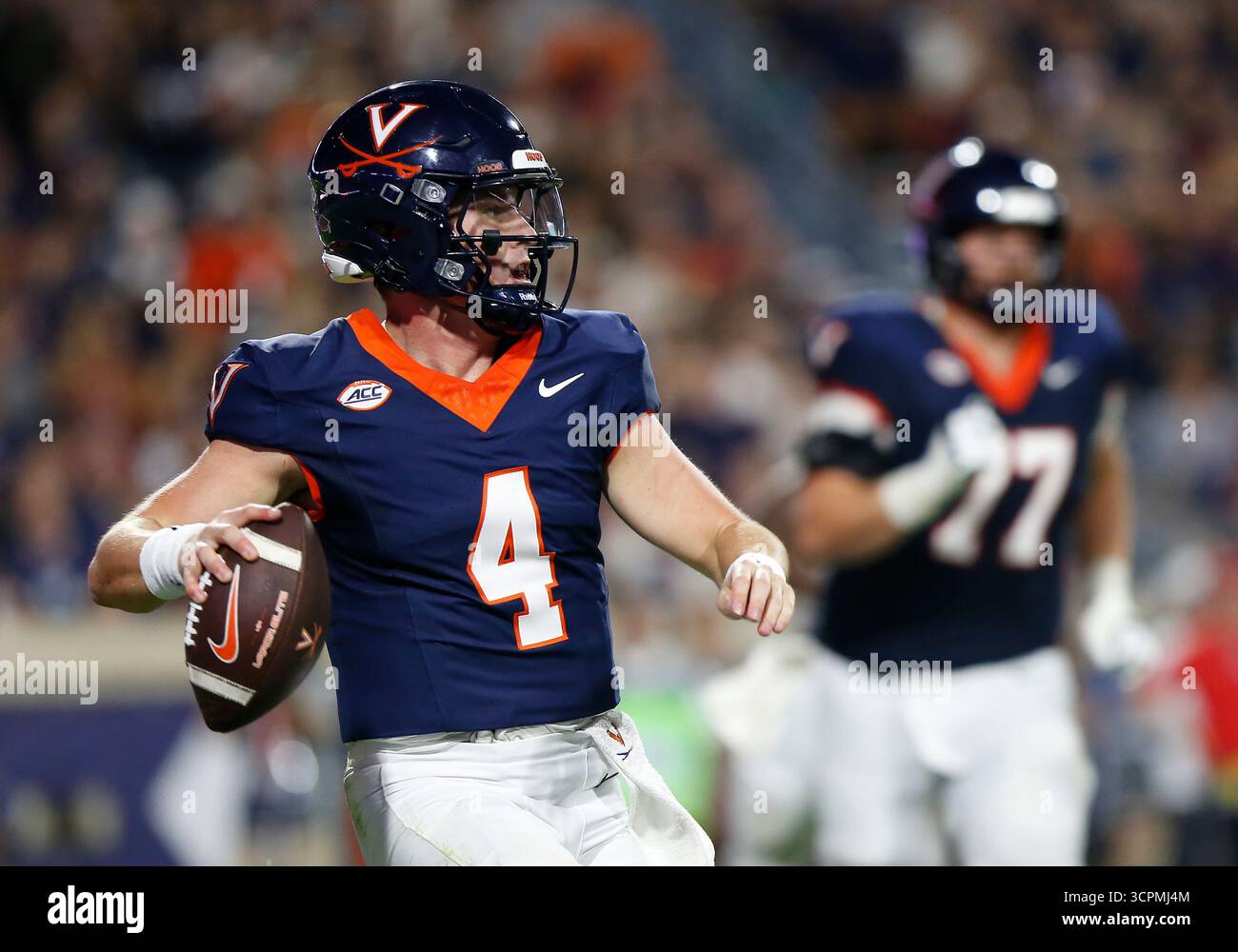 CHARLOTTESVILLE, VA - SEPTEMBER 26: Virginia Cavaliers quarterback ...