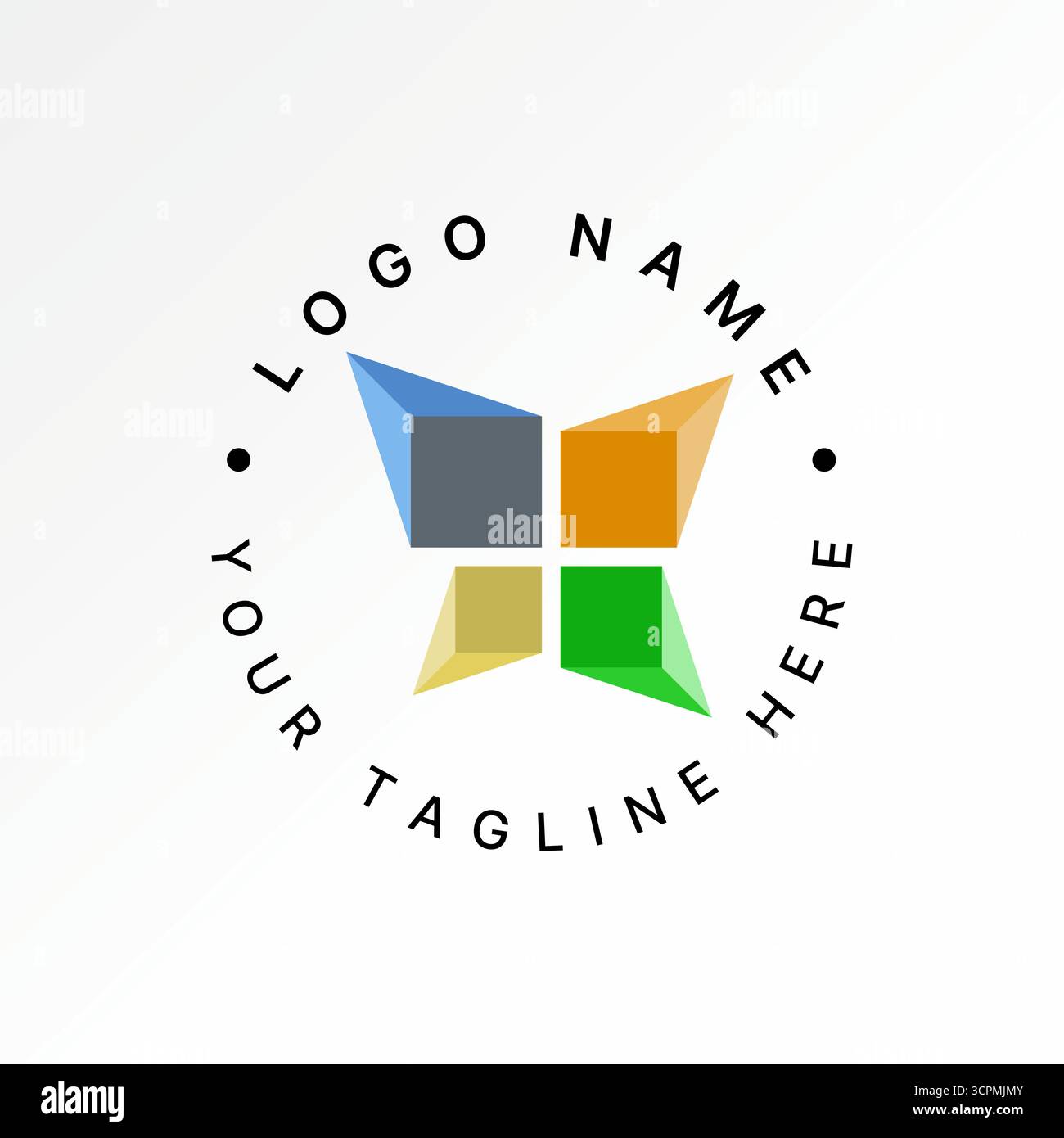 Logo design graphic concept creative premium vector stock image top ...