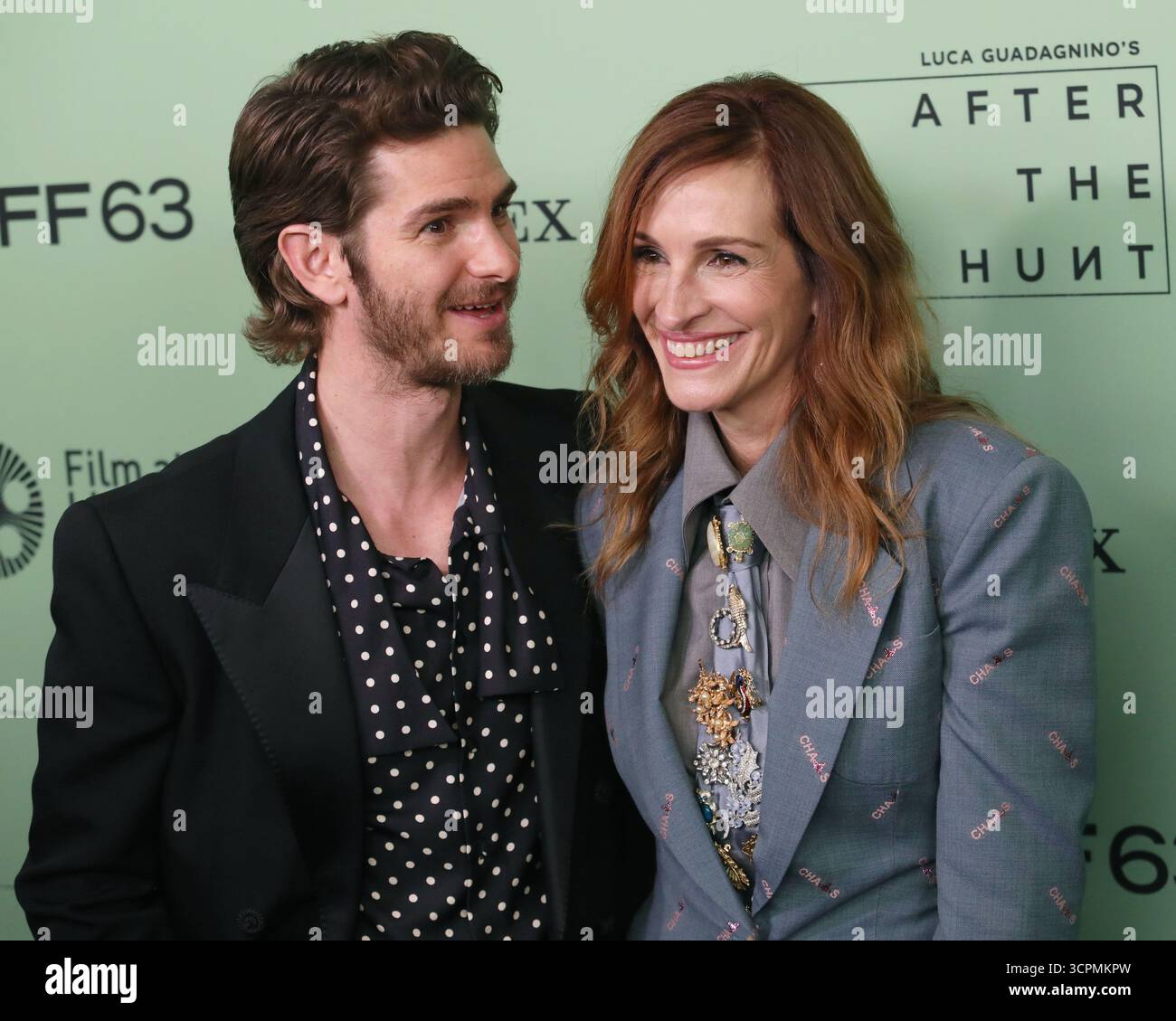New York, New York, USA. 26th Sept. 2025. Andrew Garfield and Julia ...