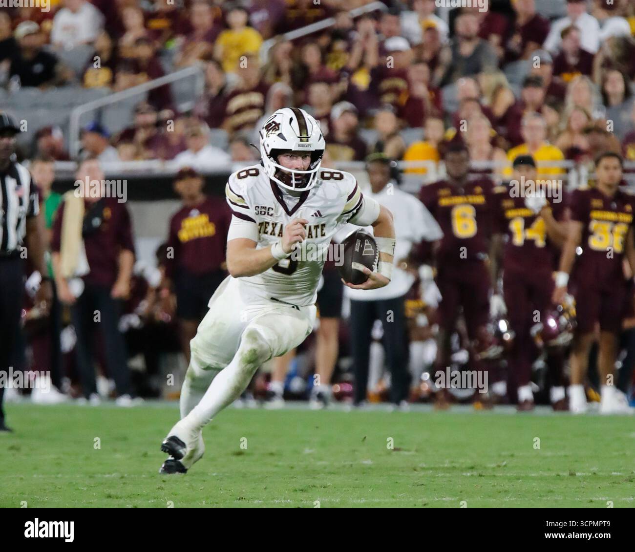 September 13, 2025: Texas State Bobcats quarterback Brad Jackson (8 ...