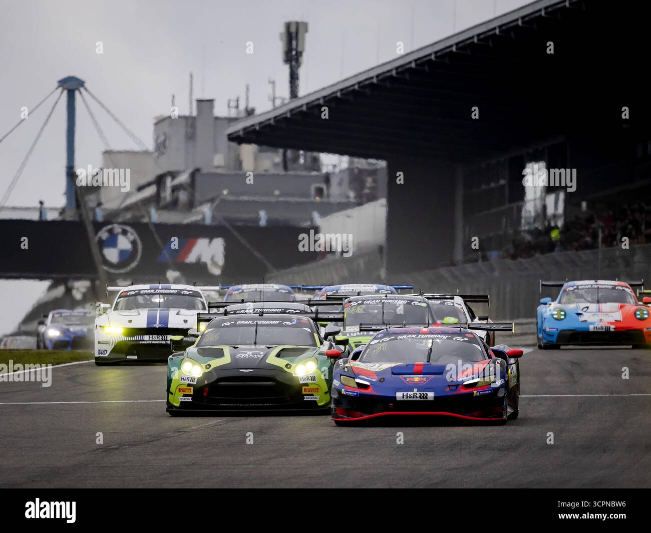 NÜRBURG - Max Verstappen during the start of his first race in the ...