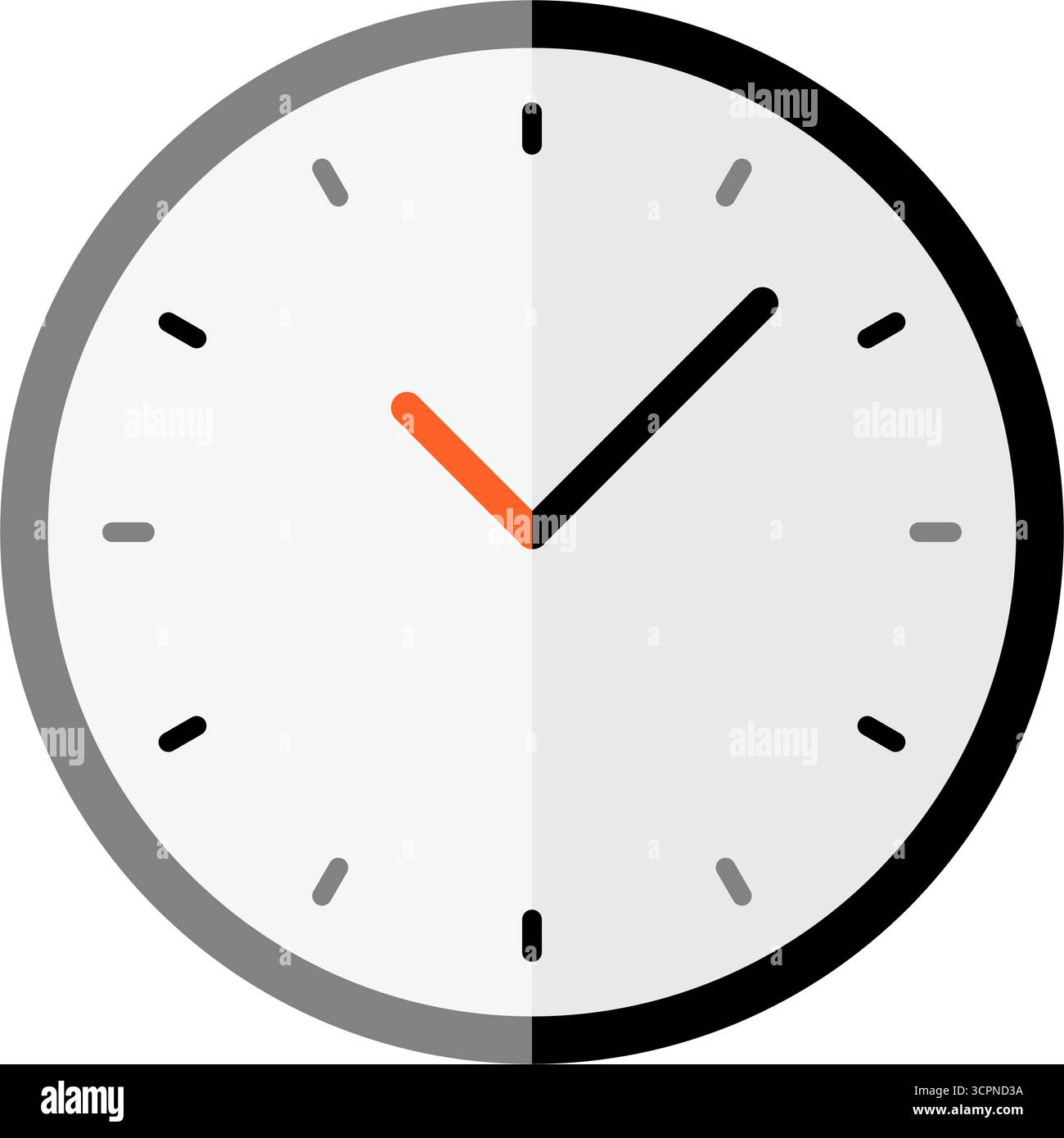 Black alarm clock colorful Stock Vector Images - Alamy