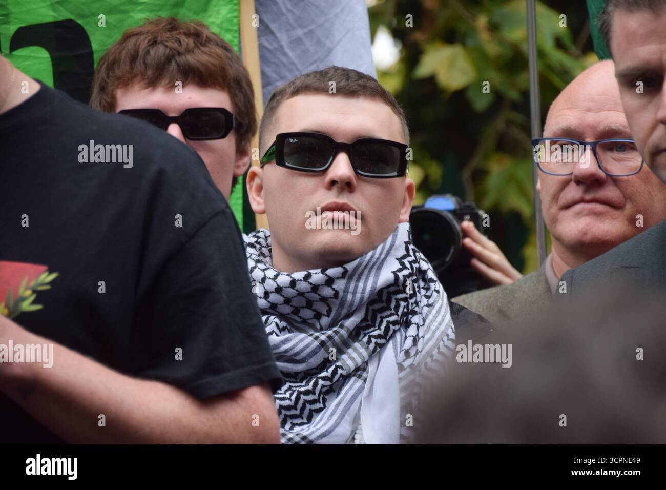 London, UK. 26th September 2025. Rapper Mo Chara of the Irish hip hop ...