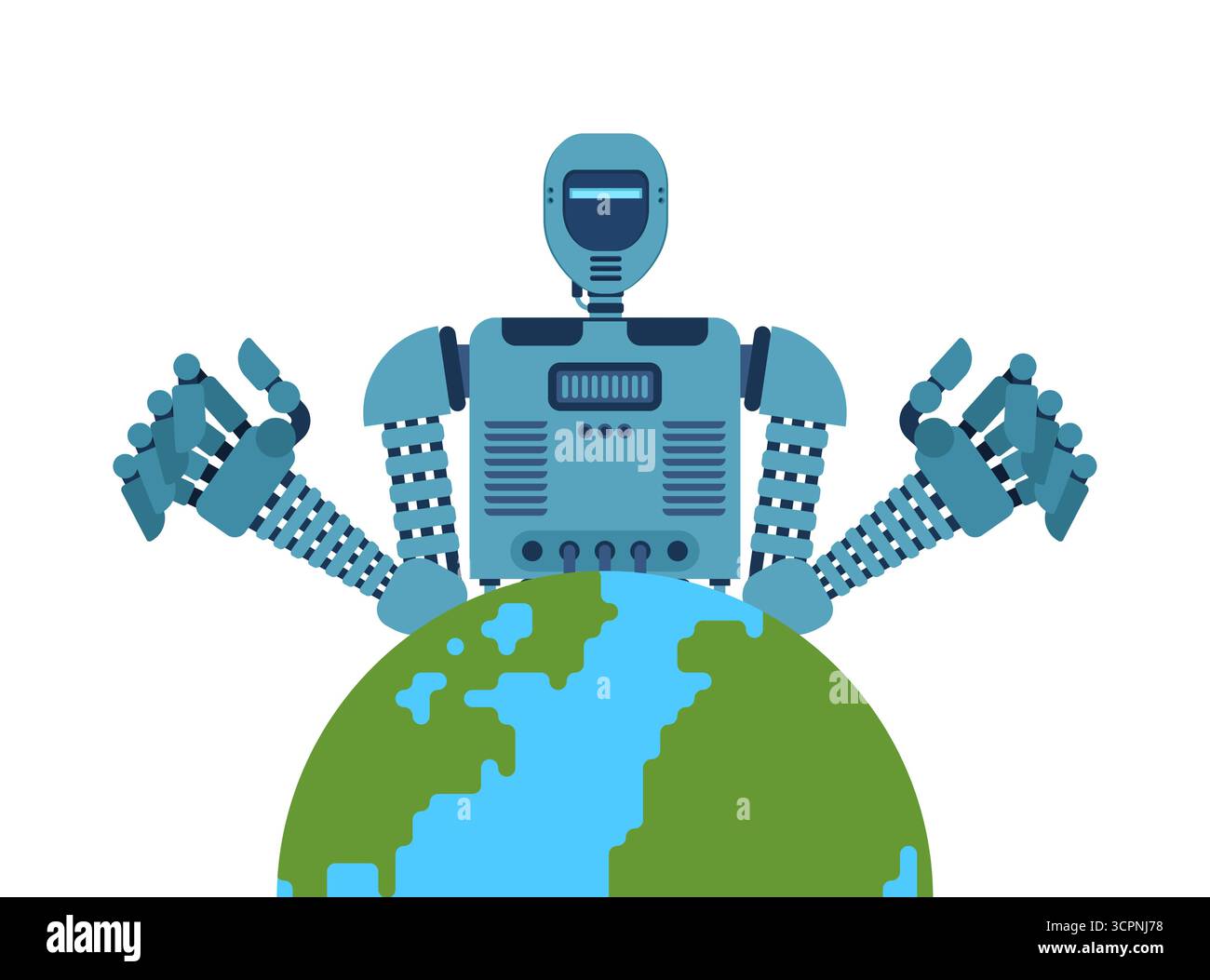 Ai takeover Stock Vector Images - Alamy