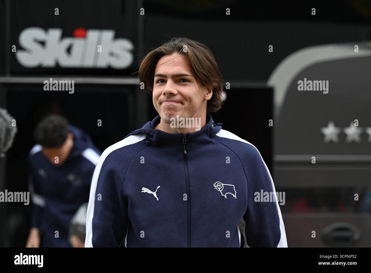 Derby County’s Jacob Widell Zetterstrom before the Sky Bet Championship ...