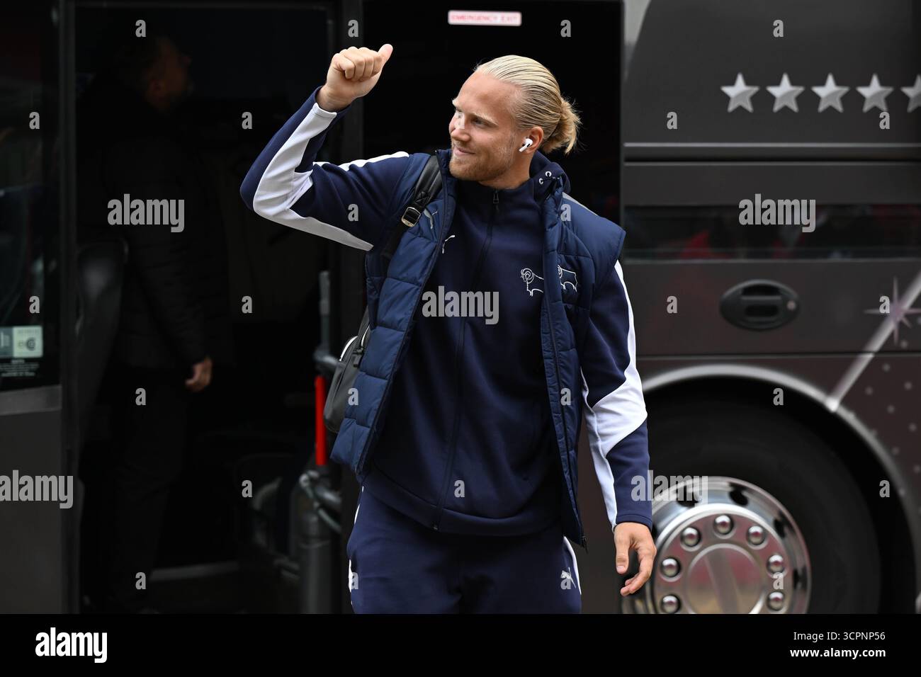 Derby County’s Lars-Jorgen Salvesen before the Sky Bet Championship ...