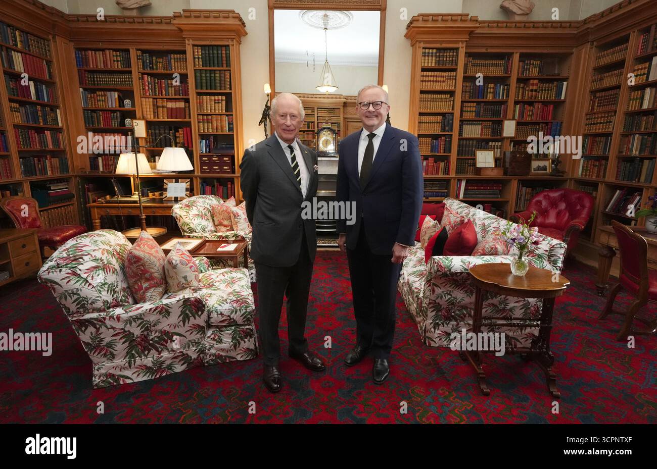 King Charles III during an audience with Australian Prime Minister ...