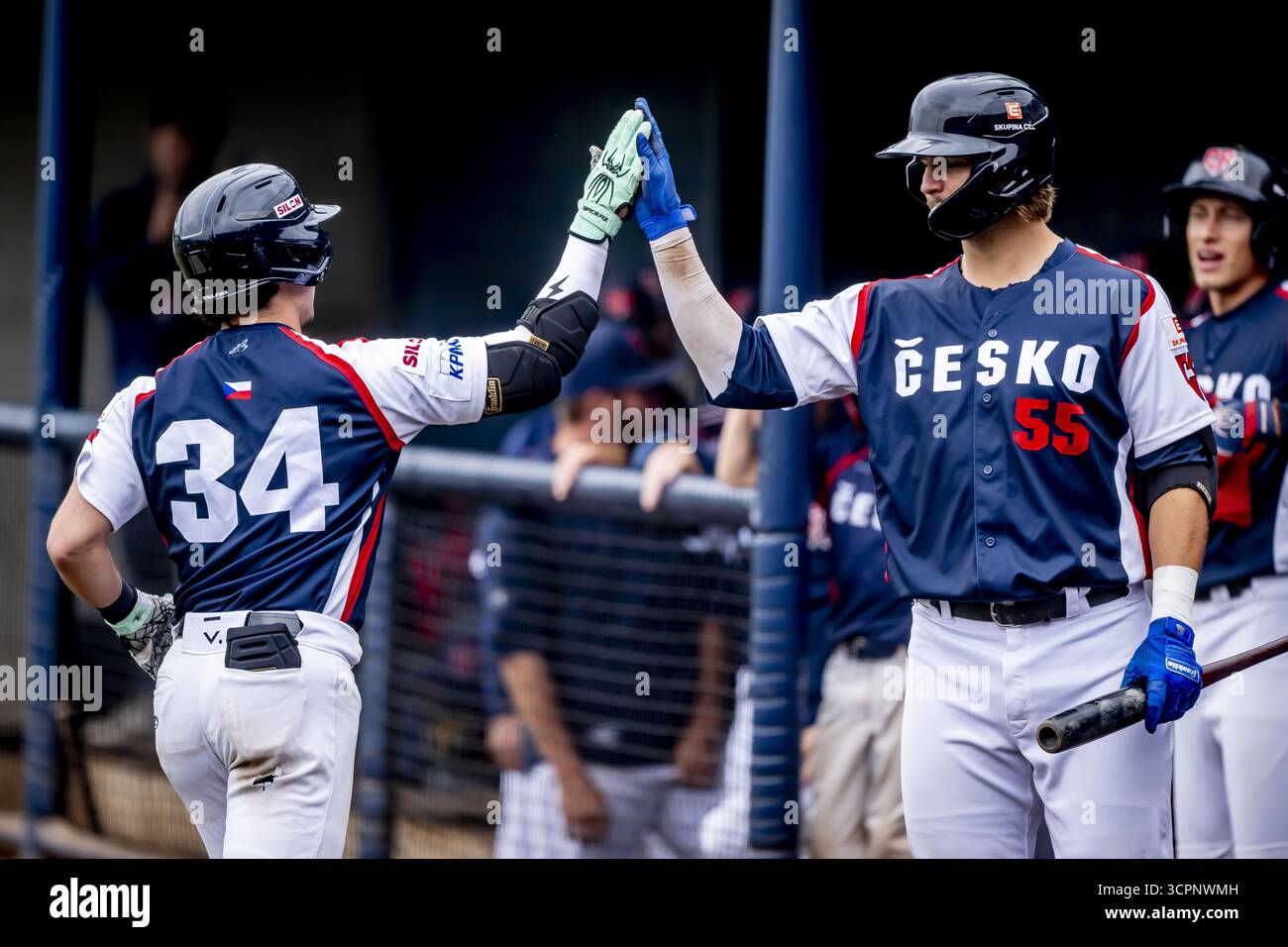 ROTTERDAM - Czech baseball player Escala William in action against ...