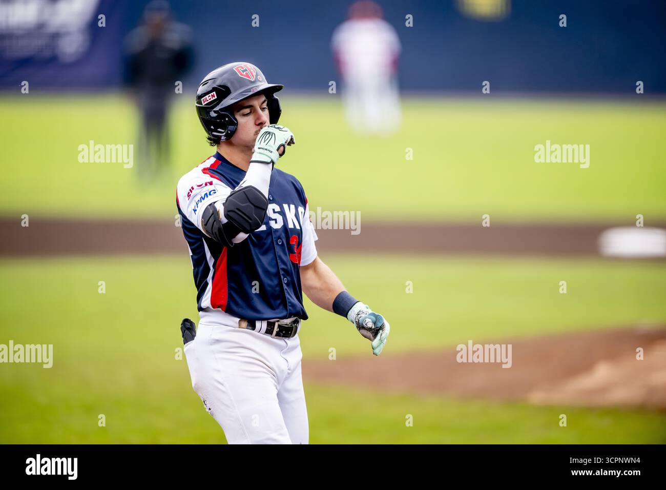 ROTTERDAM - Czech baseball player Escala William in action against ...