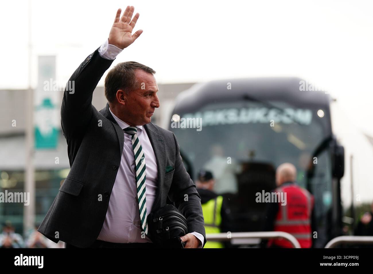Celtic manager Brendan Rodgers before the William Hill Premiership ...