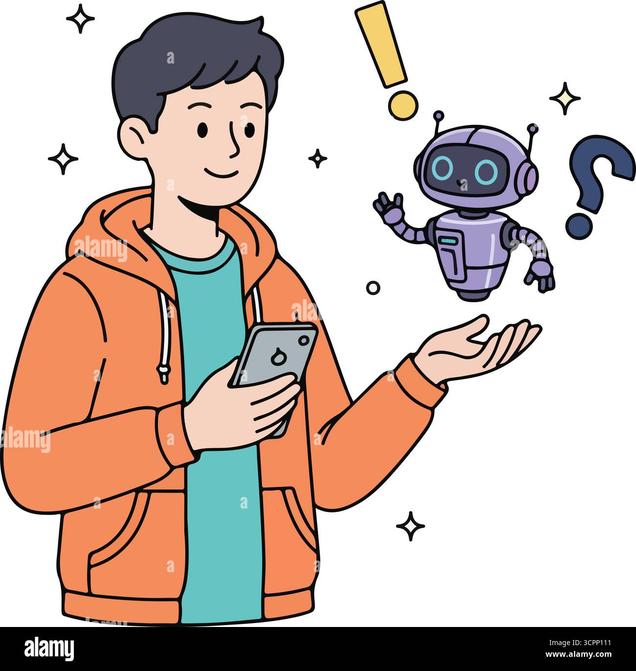 Person using digital interface Cut Out Stock Images & Pictures - Alamy