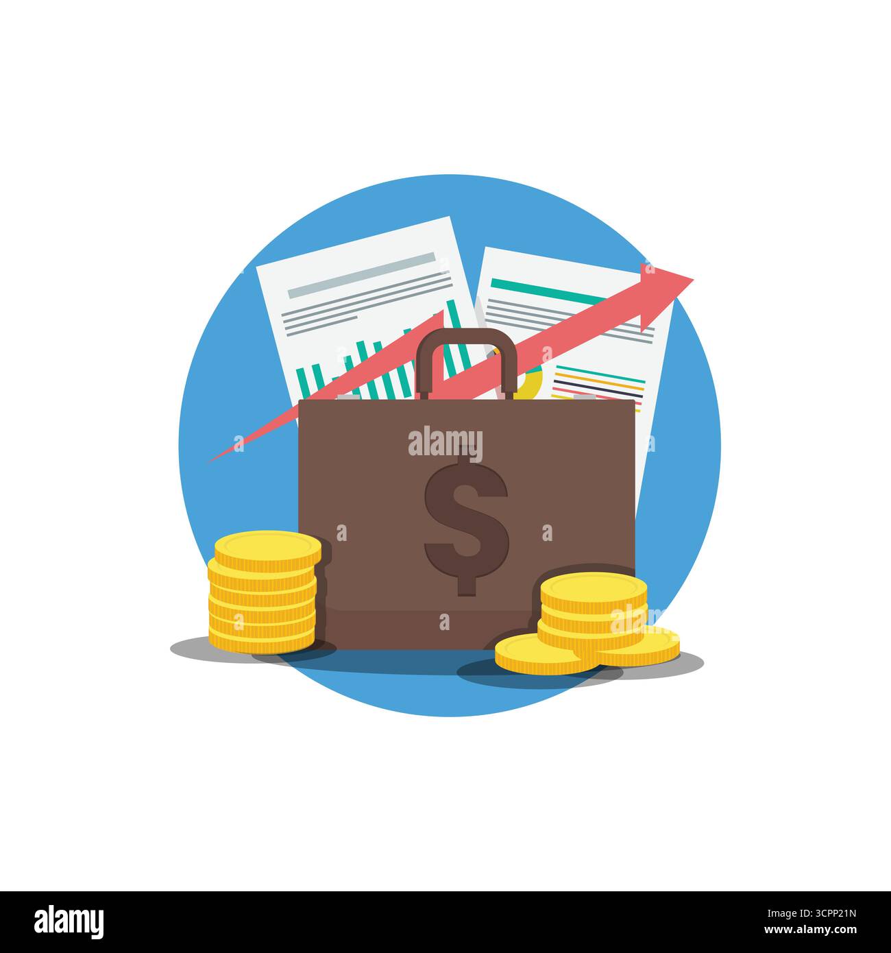 Financial report dollar sign Stock Vector Images - Alamy