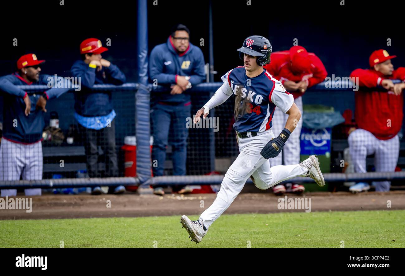 ROTTERDAM - Czech Republic baseball player Escala William in action ...
