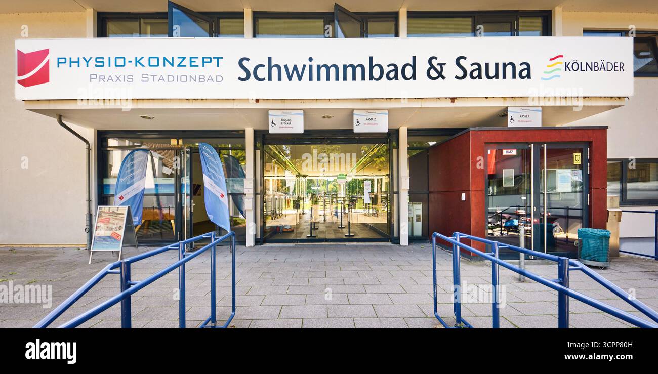The Main Entrance To The Public Swimming Pool And Sauna In The ...