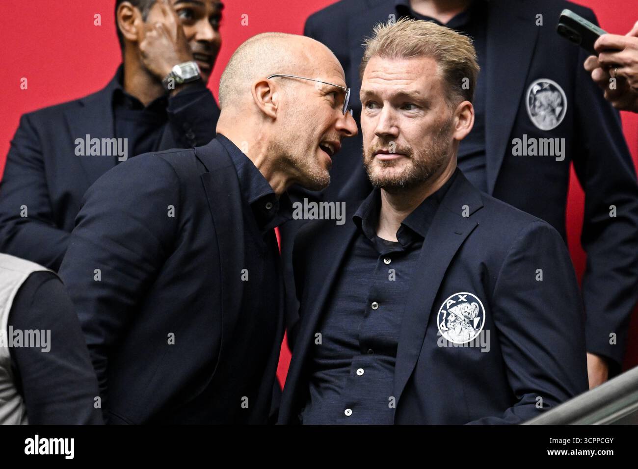 AMSTERDAM – (l-r) Ajax technical director Alex Kroes, Ajax Director of ...