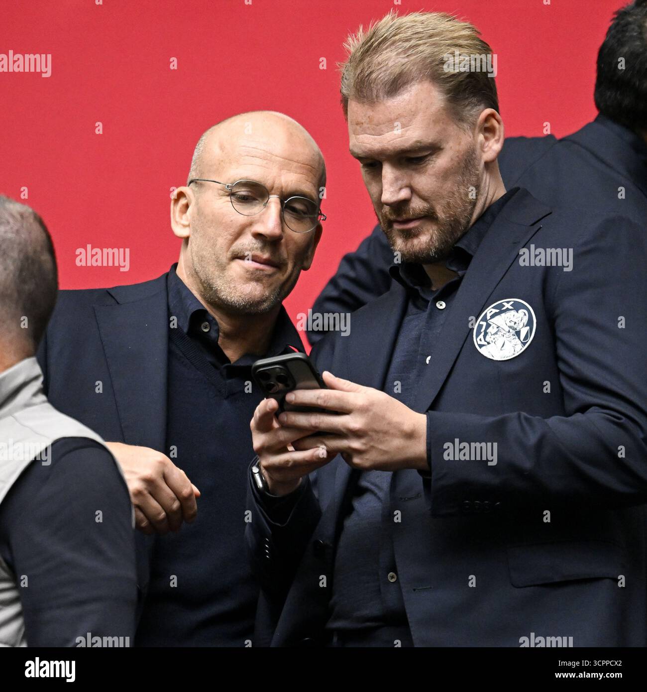 AMSTERDAM – (l-r) Ajax technical director Alex Kroes, Ajax Director of ...