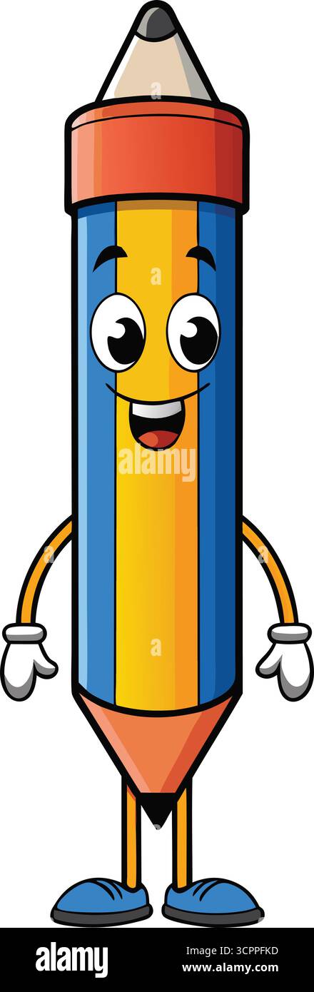 Pencil graphic smiling Stock Vector Images - Alamy