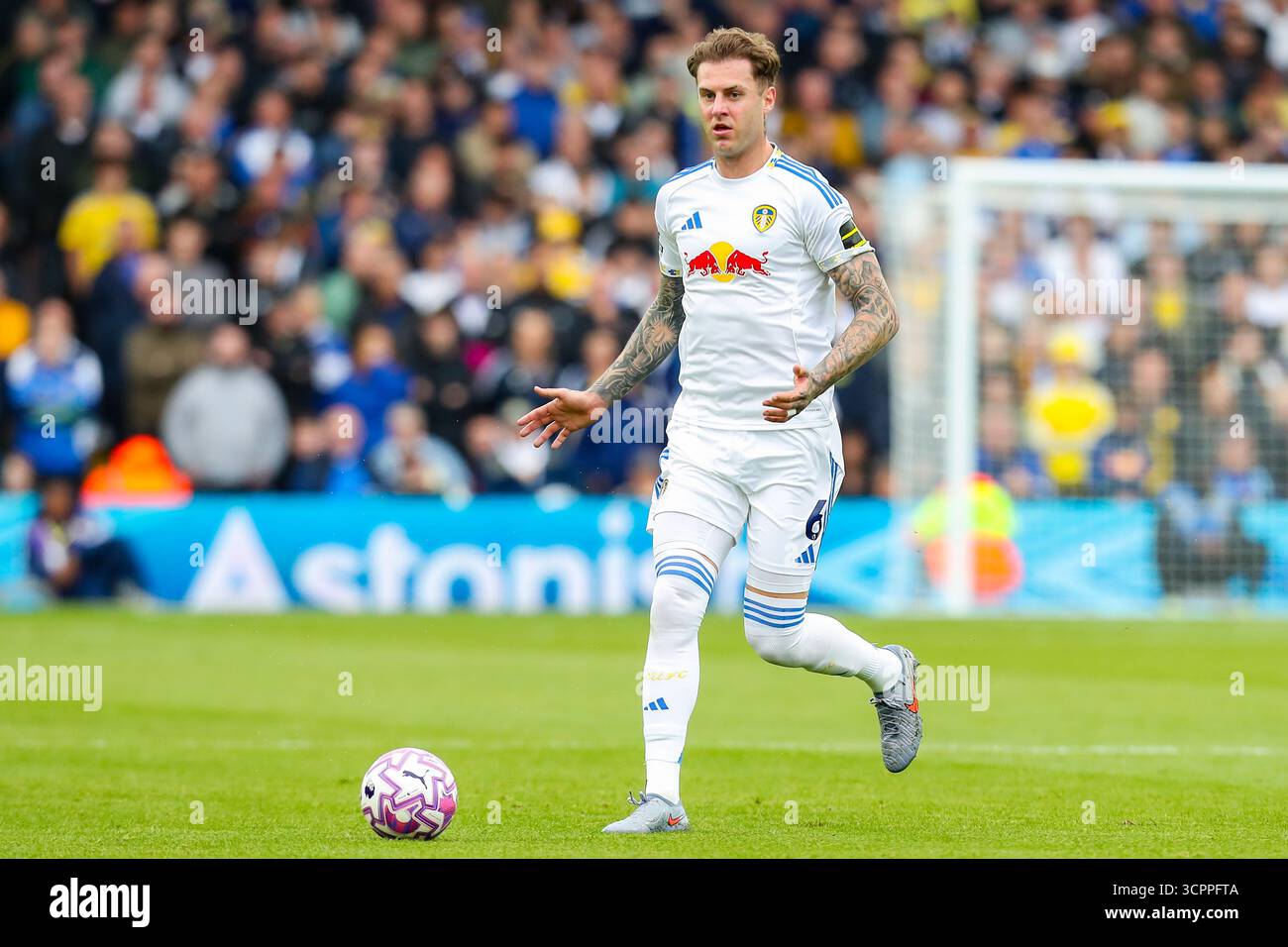 Joe Rodon Of Leeds United in action during the Leeds United FC v AFC ...