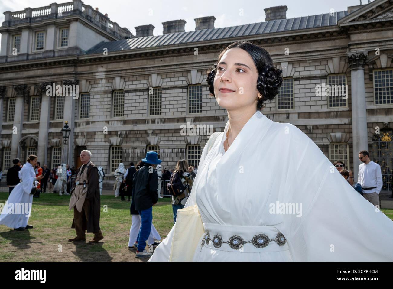 London, UK. 27 September 2025. A Princess Leia costumed participants in ...