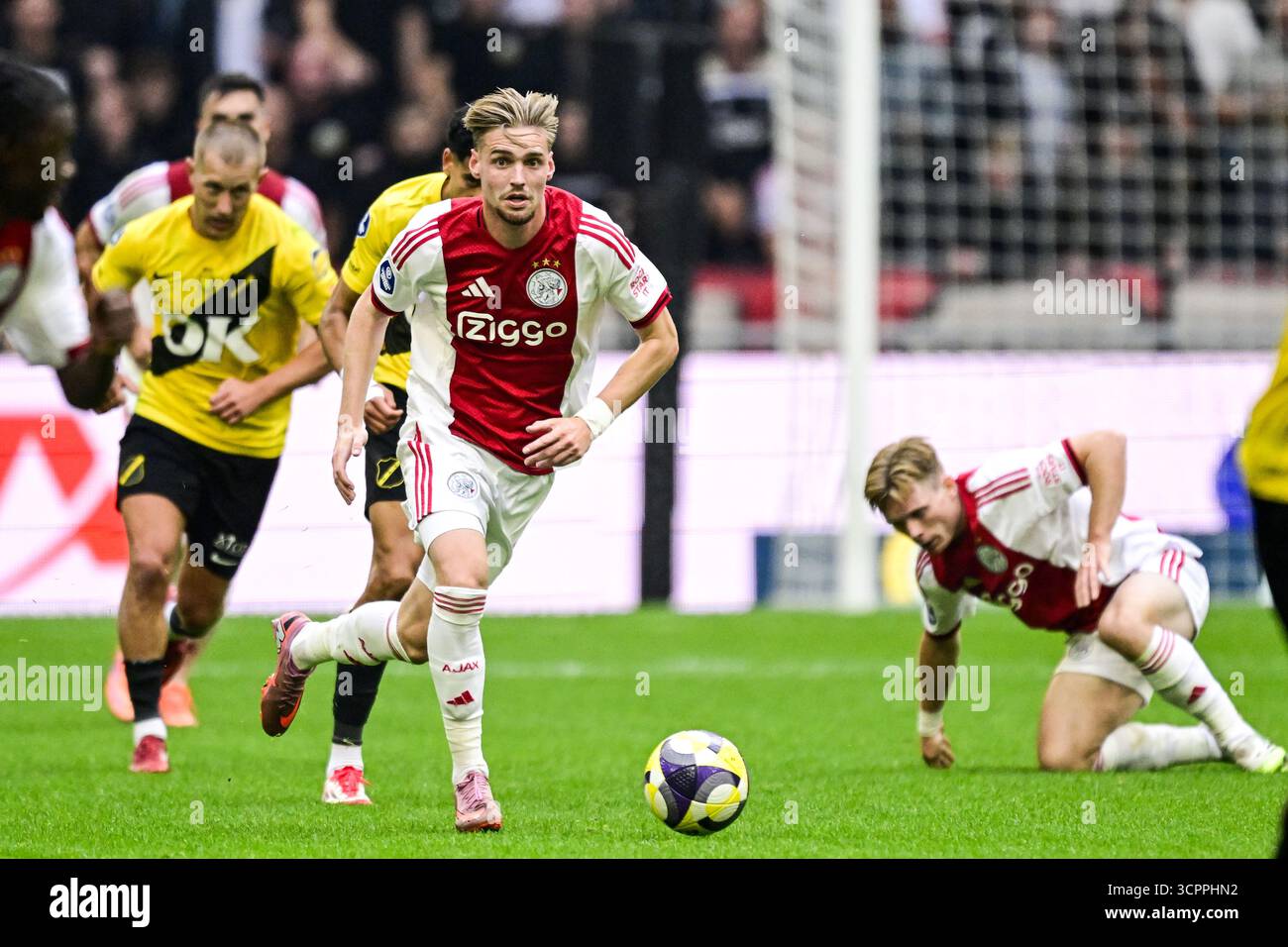 AMSTERDAM - Kenneth Taylor of Ajax during the Dutch Eredivisie match ...