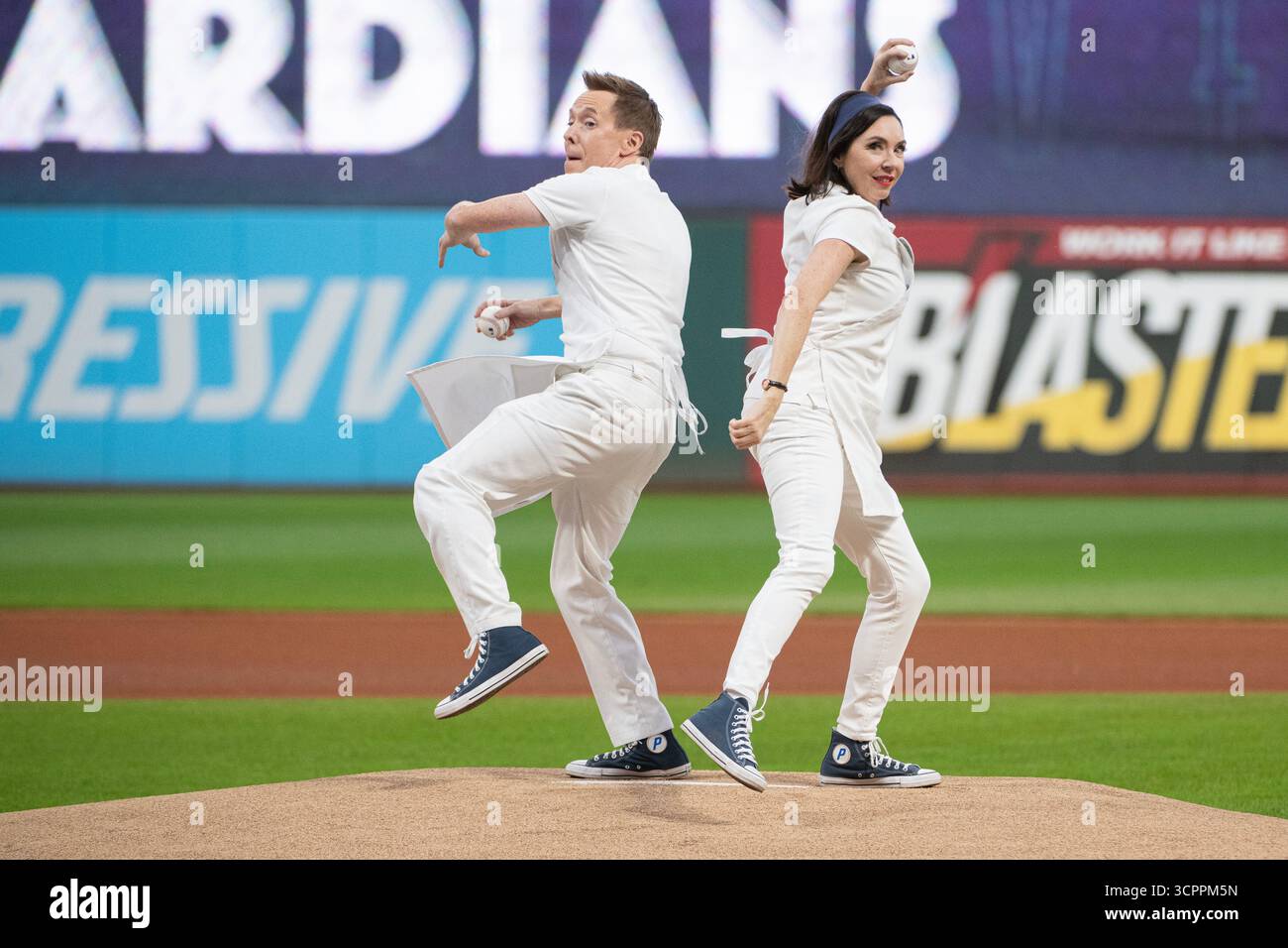 Progressive Insurance TV personalities "Jamie," left, and "Flo," right ...