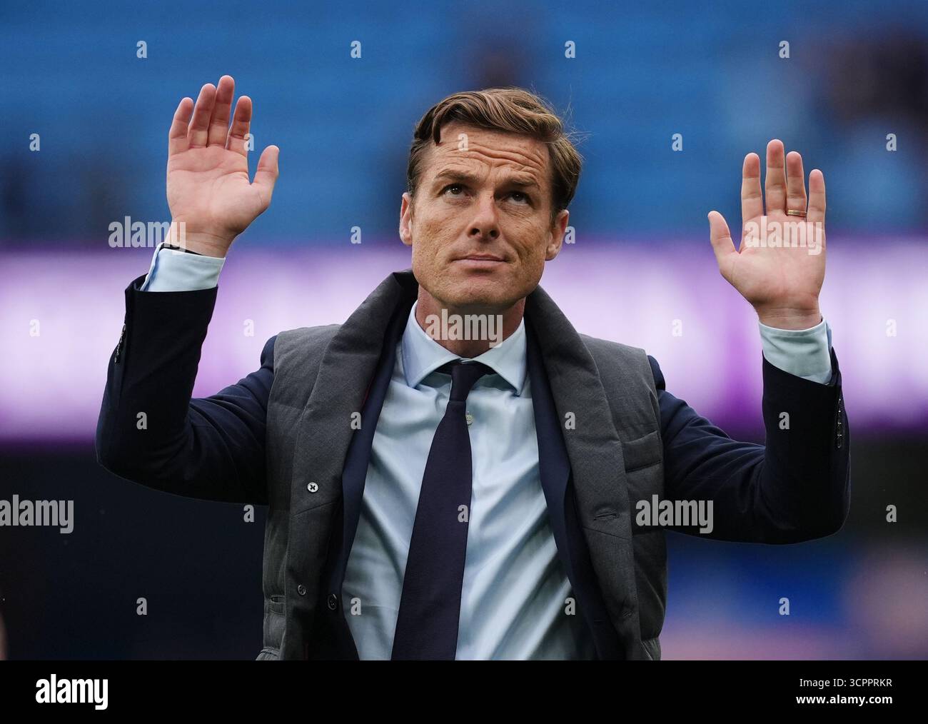 Burnley manager Scott Parker after the Premier League match at the ...