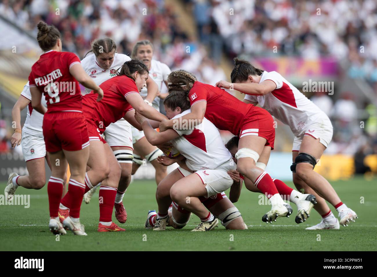 Women’s Rugby World Cup Final Canada vs England match at Twickenham ...