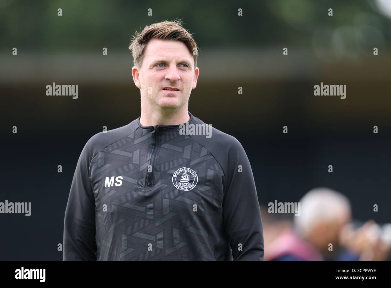 Mickey Spillane (Assistant Manager of Chelmsford City) before the match ...