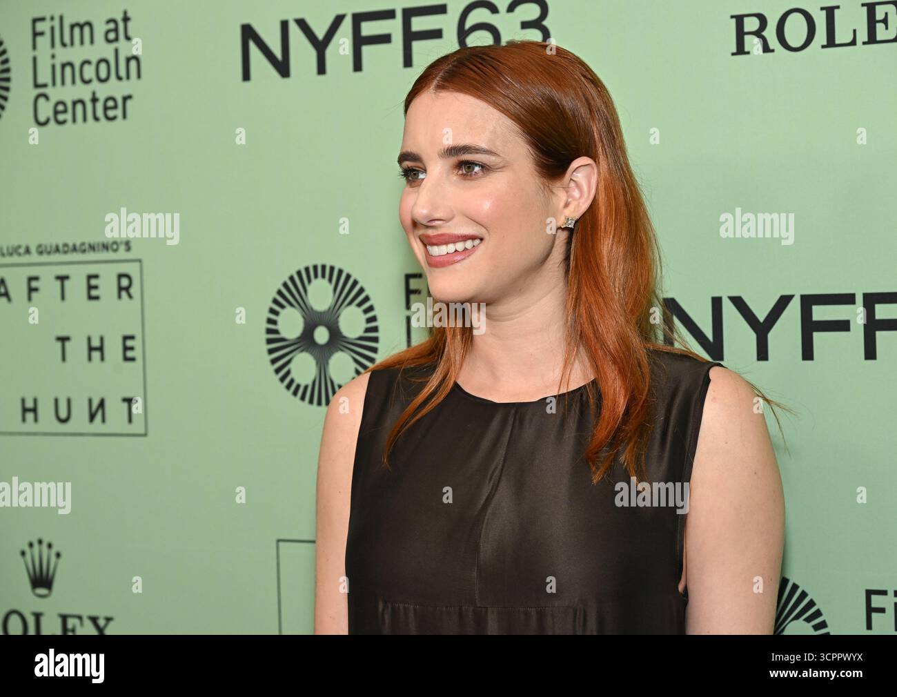 Emma Roberts attends the premiere of "After the Hunt" at Alice Tully ...