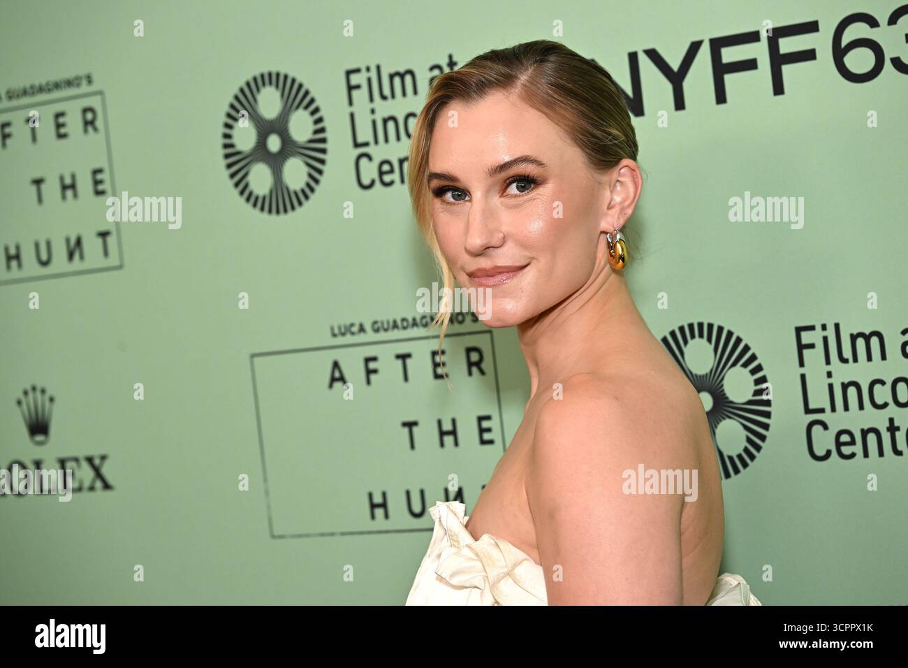 Will Price attends the premiere of "After the Hunt" at Alice Tully Hall ...