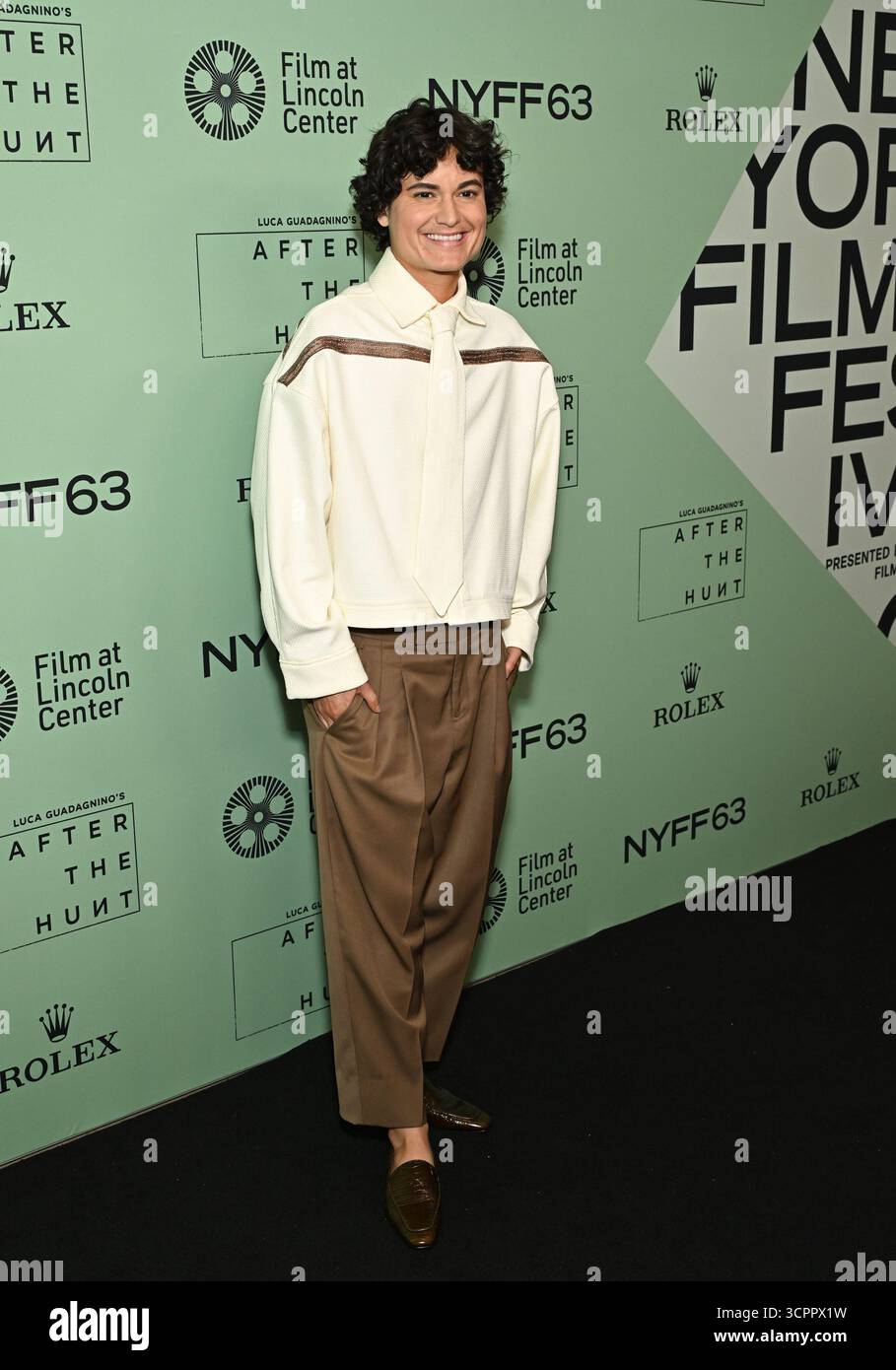 Lio Mehiel attends the premiere of "After the Hunt" at Alice Tully Hall ...