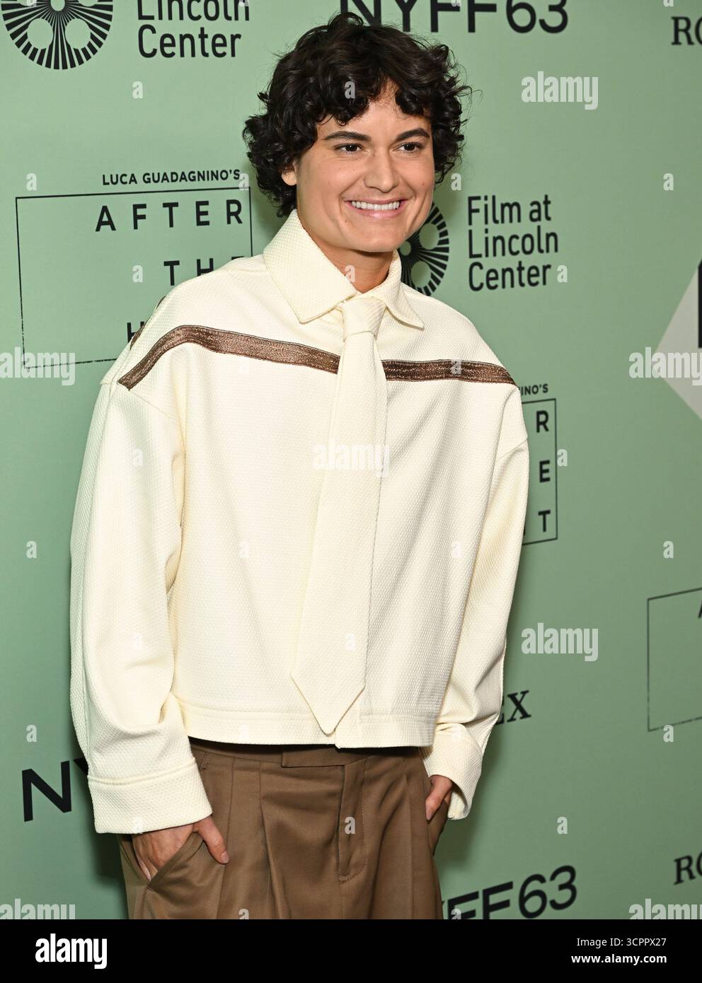 Lio Mehiel attends the premiere of "After the Hunt" at Alice Tully Hall ...