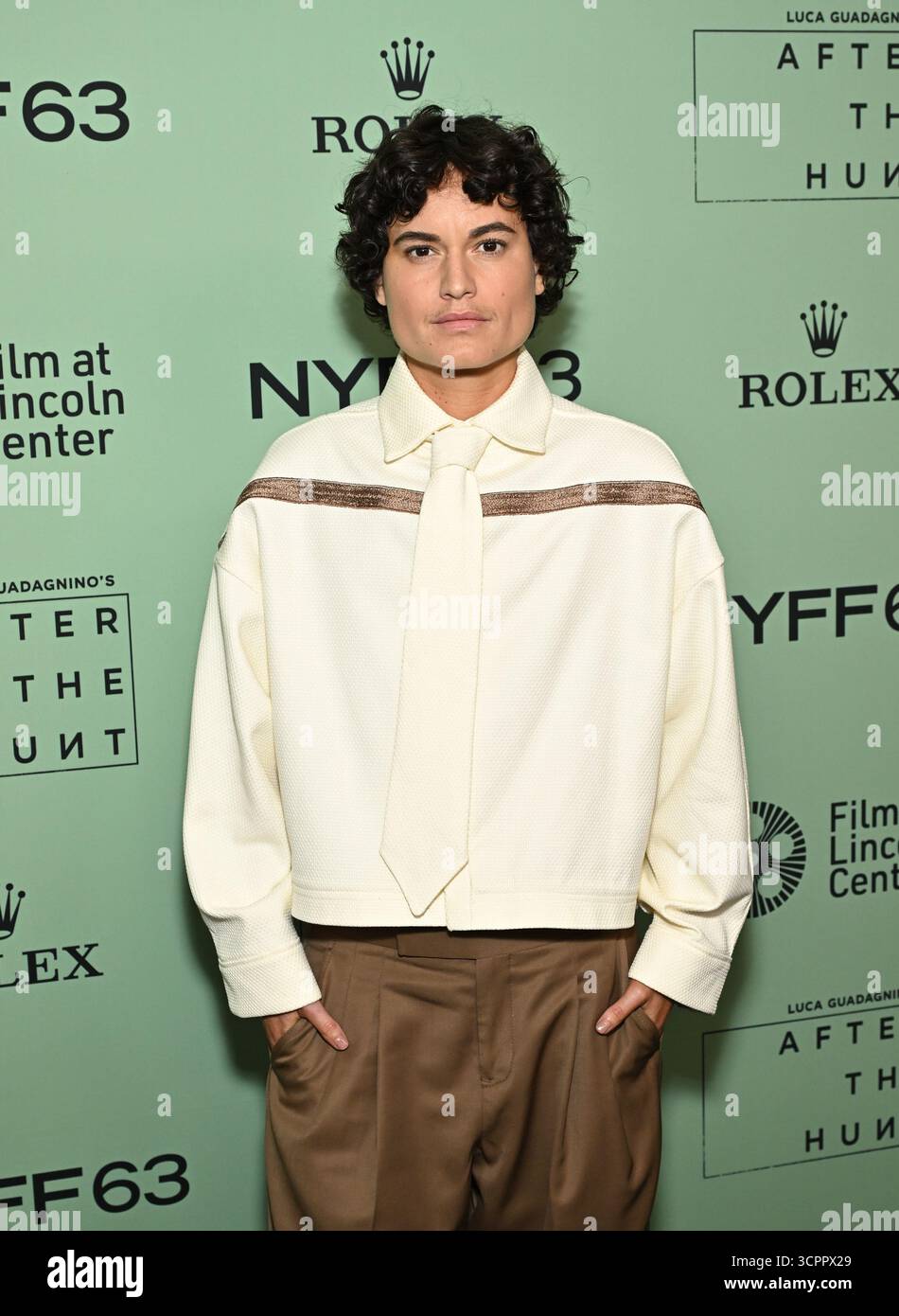 Lio Mehiel attends the premiere of "After the Hunt" at Alice Tully Hall ...